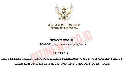 Masyarakat Ada Masukan Dan Informasi Terkait Rekam Jejak Tim Seleksi ...